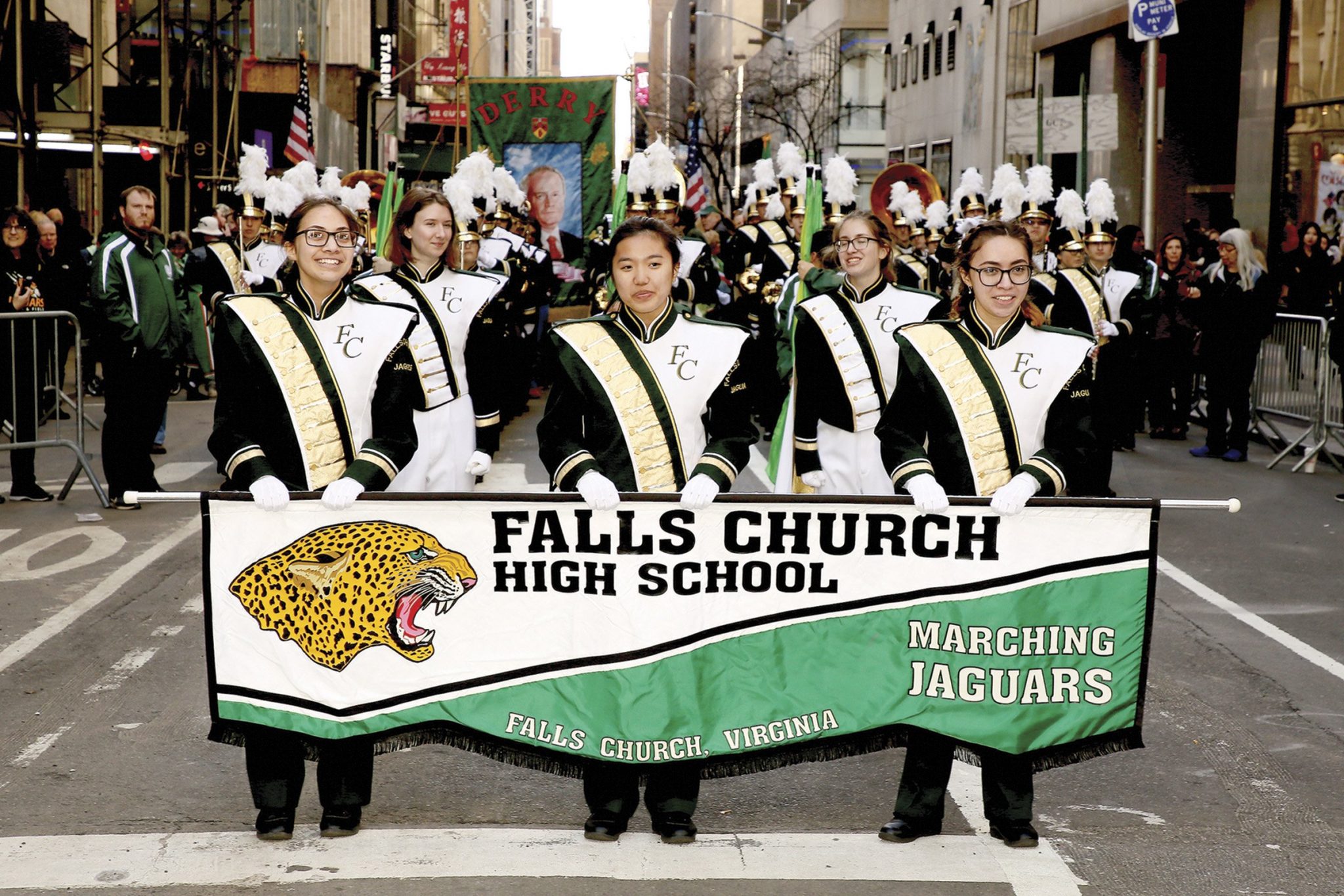 Falls Church High Band Marches in NYC St. Patrick’s Day Parade - Falls ...