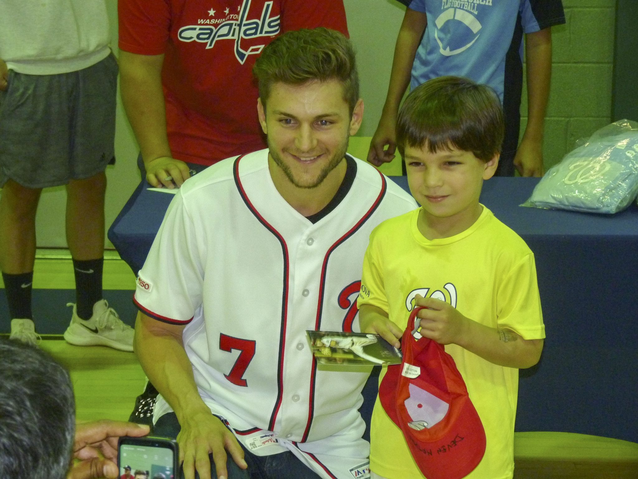 Nationals’ Trea Turner Gives Kiwanis the Mic for Q&A at Cleat Giveaway ... Nationals’ Trea Turner Gives Kiwanis the Mic for Q&A at Cleat Giveaway ...