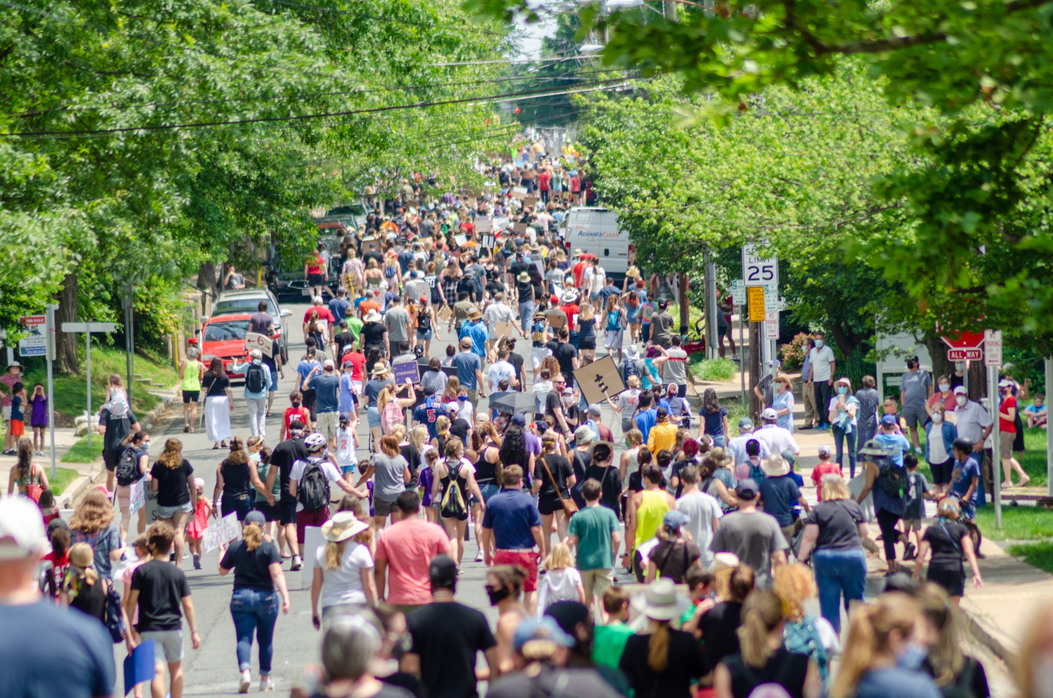 Huge Turnout for Student-Led Protest March in F.C. - Falls Church News ...